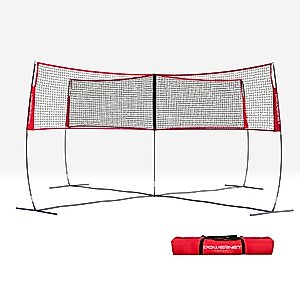 PowerNet Four Square Volleyball Net | Fun New Game | Play at The Park or Beach | 2 Versions (Standalone Four Square)