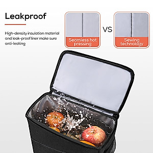 TOURIT Insulated Backpack Cooler Leak-Proof Backpack Lunch Box 28 Cans Double Deck Cooler Backpack