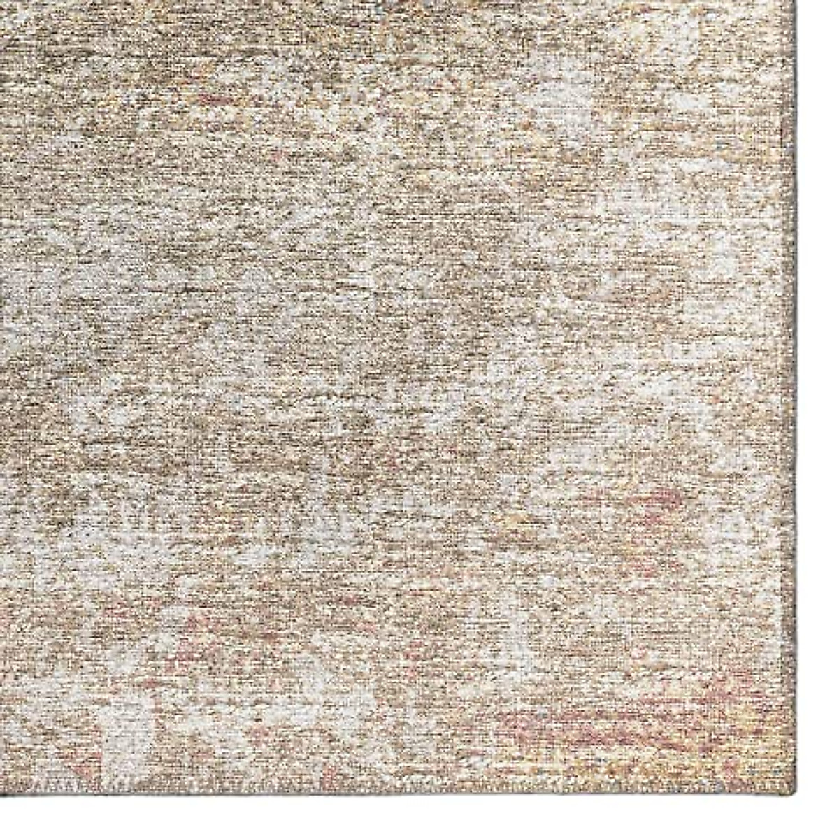 Addison Rugs Rylee ARY33 Beige Washable 1'8" x 2'6" Indoor Outdoor Area Rug, Easy Clean, Machine Washable, Non Shedding, Bedroom, Entry, Living Room, Dining Room, Kitchen, Patio Rug