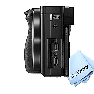 Sony a6000 Mirrorless Digital Camera with 16-50mm Lens + 32GB Card, Tripod, Case, and More (18pc Bundle)