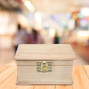 Angoily Box Latch 10pcs Antique Latch Hasps 3x2cm Wooden Box Bucklelock Mini Box Hinges Decorative Lock Buckle for Jewelry Wooden Box and DIY Crafts Secure Hasp Latch