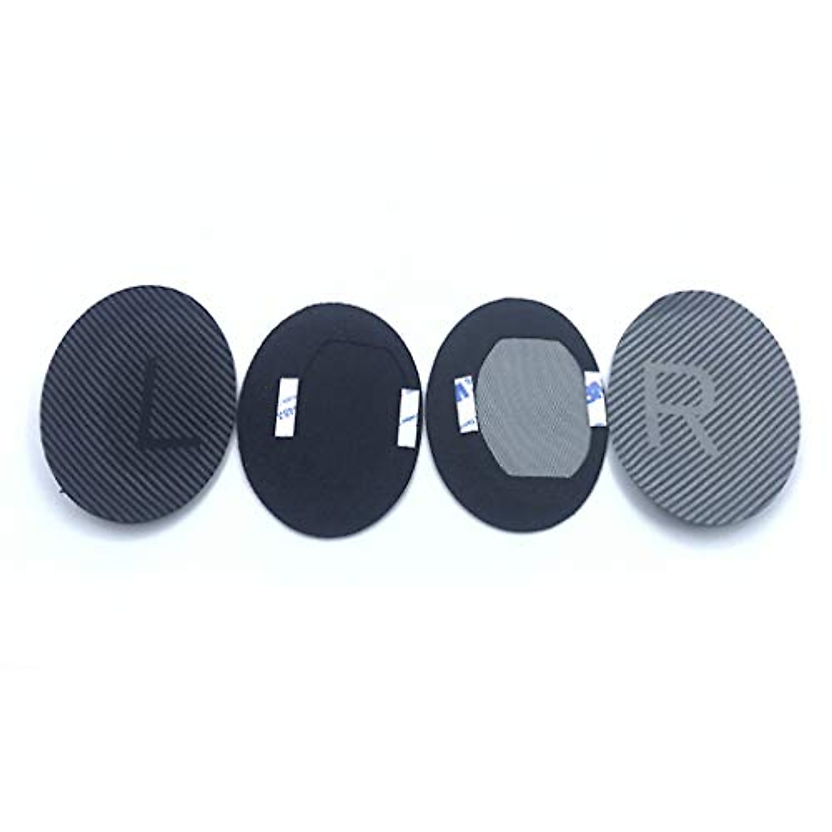 MEIYIN 2Pcs/1Pair Grey Headphone Cushions Replacement Ear Pads Cover for QC35 Headset