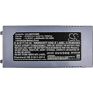 Battery for GE Echographe Logic-E Echographe Logiq I Echographe Vivid E Logiq E Logiq I Ultrasound Machines Vivid e Vivid E Ultrasound 5120410-2 5422172 M2836 M2836NO T