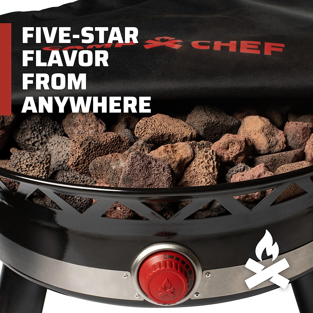 Camp Chef Redwood Fire Pit Carry Bag - for Redwood Fire Pit - Carry Bag for Fire Pit - Fire Pit Carry Bag with Wrap Handles - Durable, Weather-Resistant Fire Pit Bag