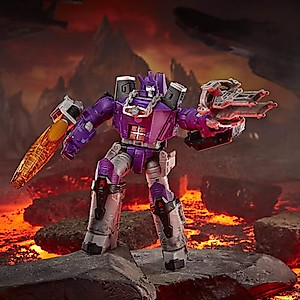 Transformers Toys Generations War for Cybertron: Kingdom Leader WFC-K28 Galvatron Action Figure - Kids Ages 8 and Up, 7.5-inch