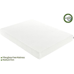 Hbaid Twin Mattress, 5 Inch Green Tea Cooling Gel Memory Foam Mattress in a Box Medium Firm Twin Bed Mattress for Bunk Bed, Trundle Bed, Pressure Relief, CertiPUR-US Certified