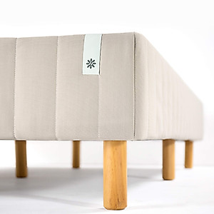 ZINUS GOOD DESIGN Award Winner Justina Metal Mattress Foundation, 16 Inch Platform Bed, No Box Spring Needed, Full, Beige
