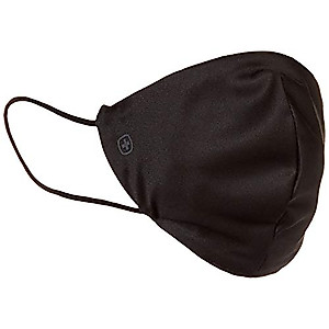 SwissGear Black Reusable Washable & Water-Resistant No-Fog Face Mask with Nose Wire, 1 Count (Pack of 1)