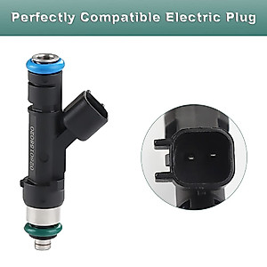 JDMON Fuel Injectors Replacement for Dodge Dakota Durango Nitro Ram1500 Jeep Commander Grand Cherokee Liberty Mitsubishi Raider 3.7L V6 Replace 0280158020 812-12145 FJ474 6Pcs