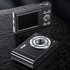 Haibinsuo Digital Recording Camera 16x Zoom -Compatible Display Portable Camera Photography Tools High Performance Black