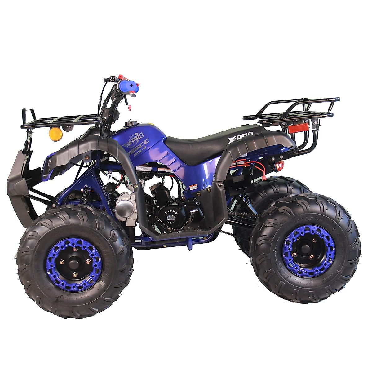 X-PRO ATV 4 Wheelers for Sale 125cc ATV Quad Four Wheelers Youth ATV 4 Wheelers with Remote Control(Blue)