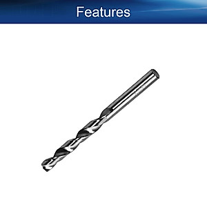 Auniwaig HSS Straight Shank 8.3mm Dia Twist Drill Drilling Hole Bits for Woodworking,Steel Aluminum Alloy 2pcs