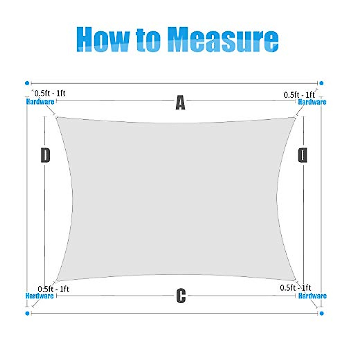 Amgo 16' x 16' Beige Square Sun Shade Sail Canopy Awning, ATANS16,95% UV Blockage, Water & Air Permeable, Commercial and Residential (We Customize)