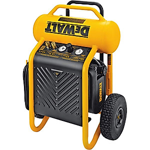 Dewalt D55146 1.6 Hp Continuous 200 Psi, 4.5 Gallon Compressor, 17" x 33.75" x 24.5"