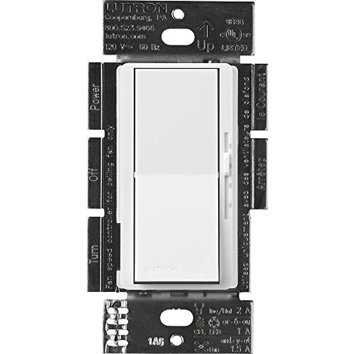 Lutron DVFSQ-LFH-WH Electrical Distribution Switcher White