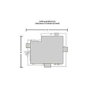Micro-Mark Woodland Scenics Landmark Structures Built & Ready Corner Porch House, HO Scale