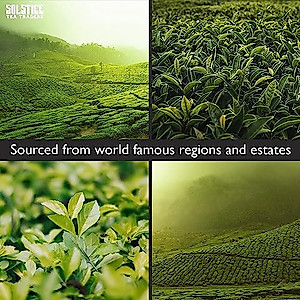 Solstice Blackcurrant Loose Leaf Black Tea (8-Ounce Bulk Bag), Makes 100+ Cups of Fruit-Flavored Black Currant Tea