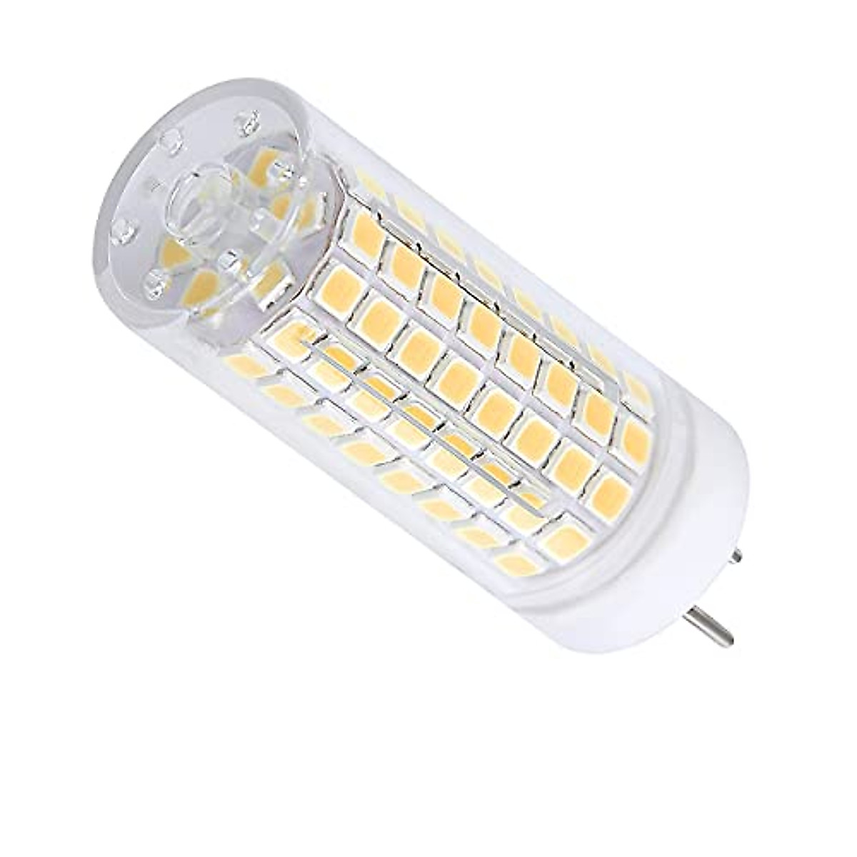 YDJoo GY8.6/G8 LED Bulb 10W Ceramic LED Light Bulbs Dimmable Corn Bulbs 80W Halogen Equivalent Warm White 3000K GY8.6/G8 Bi-pin Base AC120V for Under Cabinet Counter Ceiling Fan Light, 2 Pack