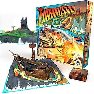 Restoration Games Fireball Island: Wreck of The Crimson Cutlass, Multi-Colored