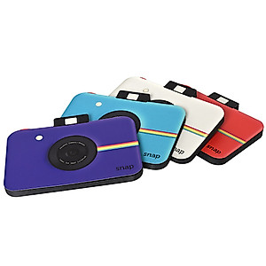 Polaroid Snap Themed Scrapbook Photo Album for 2x3 Photo Paper Pojects (Snap, Zip, Z2300) - Purple