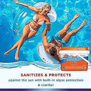 HTH 42043 Super 3" Chlorinating Tablets Swimming Pool Chlorine, 8 lbs