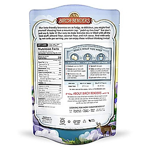 Birch Benders Keto Chocolate Cake, Keto Classic Yellow Cake, and Keto Ultimate Fudge Brownie Mix Variety Pack, 3 Pack (10.9oz each)