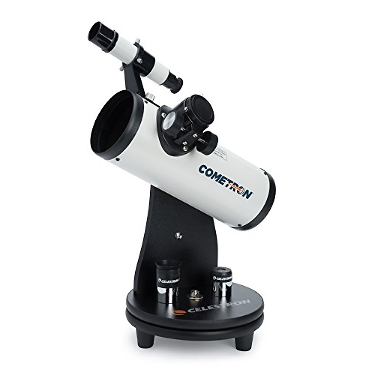 Celestron – 76mm Cometron FirstScope – Compact and Portable Tabletop Dobsonian Telescope – Ideal Telescope for Beginners – Includes 5x24 Finderscope – BONUS Astronomy Software Package