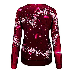 Valentine Tshirts Shirts for Women Happy New Year Shirt Stocking Stuffers for Teens for Women 2023 Wine