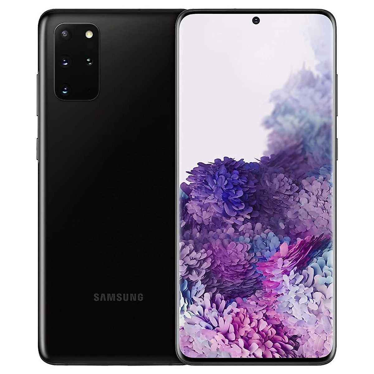 SAMSUNG Galaxy S20+ 5G (128GB, 12GB) 6.7" 120Hz AMOLED, Snapdragon 865, IP68 Water-Resistant, Fully Unlocked US Model (AT&T, Verizon, T-Mobile, Global) SM-G986U1 (w/Fast Wireless Charge Pad, Black)