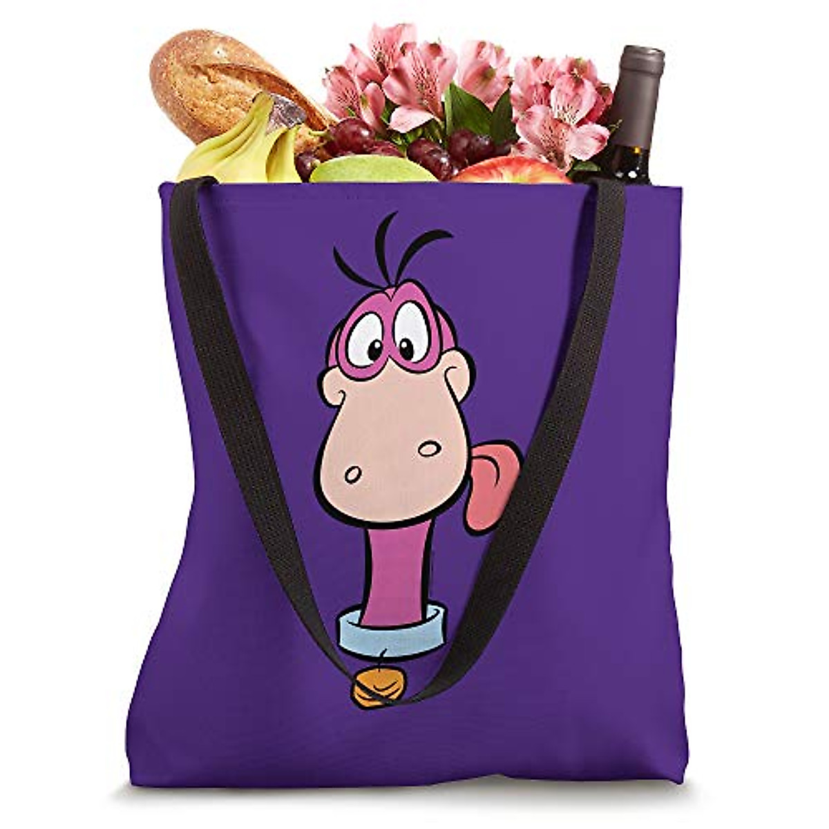 The Flintstones Dino Face Tote Bag