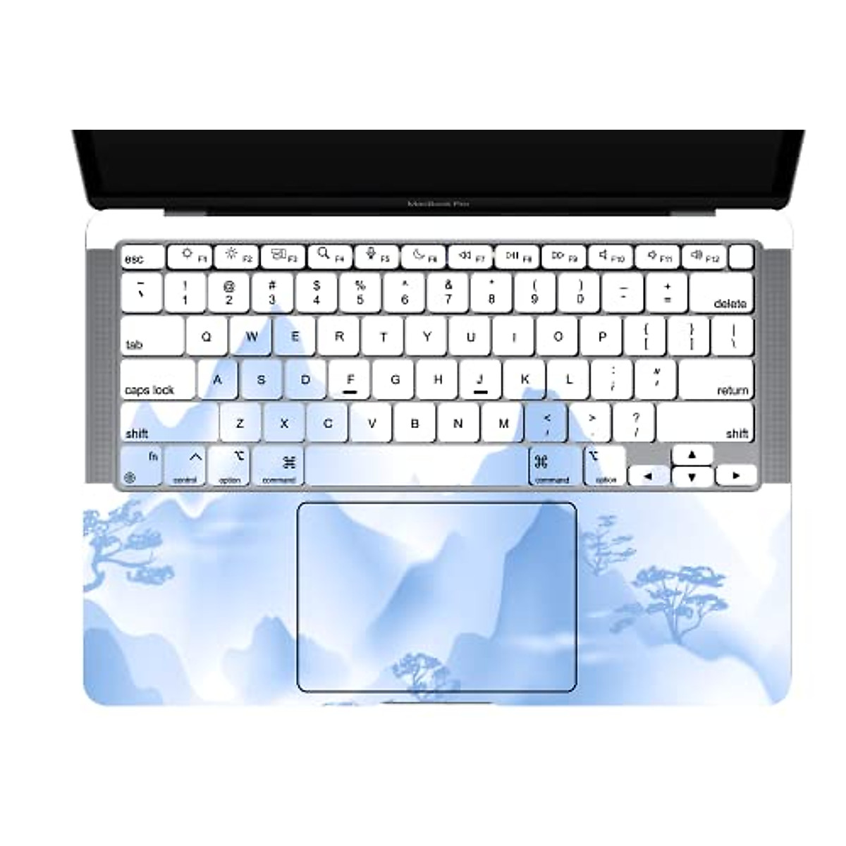 Nekoty Textured Laptop Skins compatible with MacBooks Pro 16" 14" 13" Air 13" 2019-2022 - Nirvana