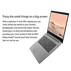 Lenovo IdeaPad 3 Laptop, 17.3" HD+ Display, AMD Ryzen 5 4500U 6-Core Processor (Beats i7-1185G7), AMD Radeon Graphics, 20GB RAM, 512GB PCIe SSD, Fingerprint, Long Battery Life, Win 10 (Latest Model)