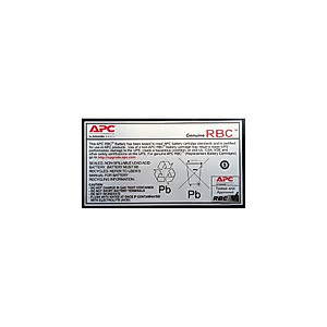 APC UPS Battery Replacement, RBC55, for APC Smart-UPS Models SMT2200, SMT3000, SMT2200C, SMT200US, SMT3000C, SUA2200, SUA3000, and select others