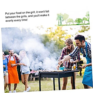 Anneome Pizza Oven 1pc Electric Oven Air Frying Net Air Fryer Toaster Oven Non Stick Net Baking Tray Oven Net Tray Silver Stainless Steel Baking Mat Metal Food Dehydrator