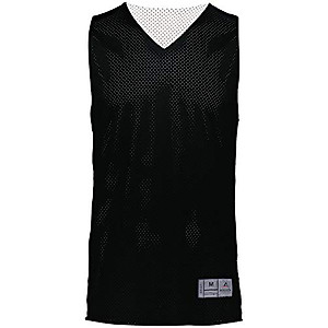 Augusta Sportswear Youth Tricot Mesh Reversible 2.0 Jersey M Black/White
