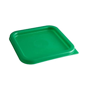 Cambro Small Polyethylene Square Lids for 2 and 4 qt. Food Containers, 6 Pack