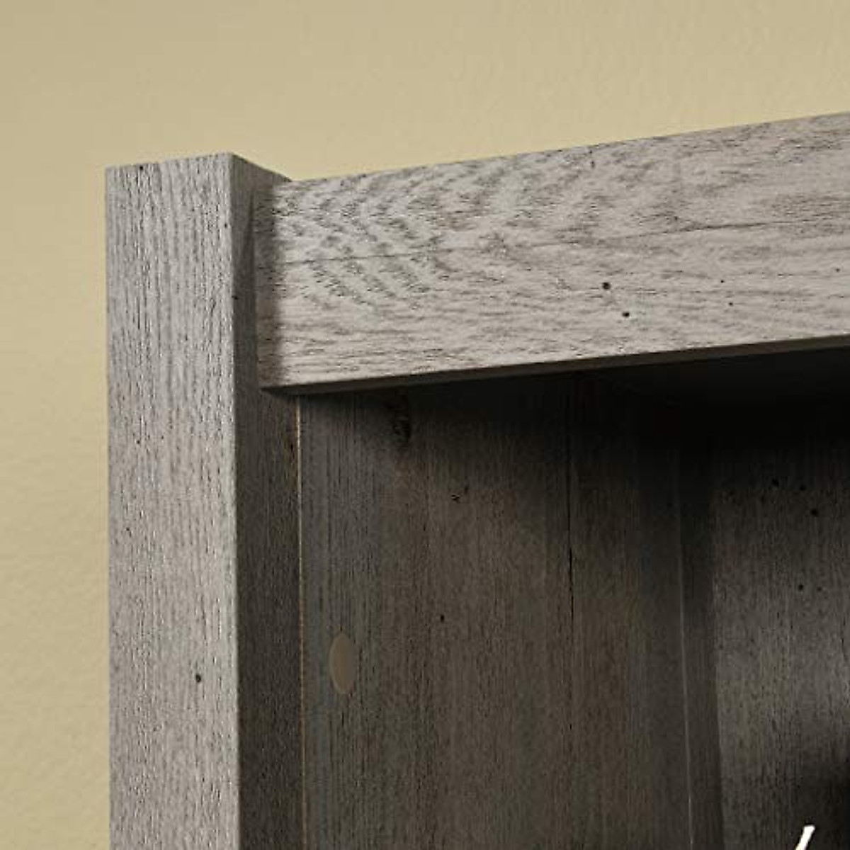 Sauder Cannery Bridge Storage Wall, L: 48.35" x W: 15.67" x H: 71.97", Mystic Oak