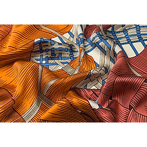 SHIROUYU 100% Mulberry Silk Scarf 35" Large Square Lightweight Scarf - Women's Silk Shawl -Silk Headband - Gift Packed