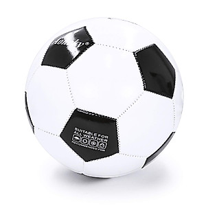 Aoneky Size 5 Traditional Soccer Ball - Ball Ships Deflated - Pump not included