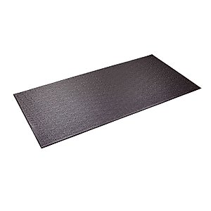 Supermats Heavy Duty Equipment Mat 13GS Made in U.S.A. for Indoor Cycles Recumbent Bikes Upright Exercise Bikes and Steppers (2.5 Feet x 5 Feet) (30-Inch x 60-Inch) (76.2 cm x 152.4 cm) , Black