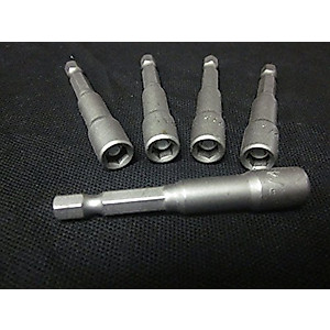 ~ 5 ~ MAGNETIC 2-9/16" NUT DRIVERS SETTERS ~ 1/4" ~ DRIVE HEX SHANK NUTSETTERS