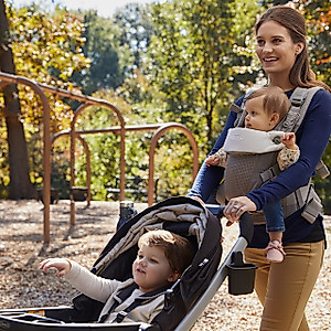 Graco Cradle Me 4 in 1 Baby Carrier | Includes Newborn Mode with No Insert Needed, Black Onyx