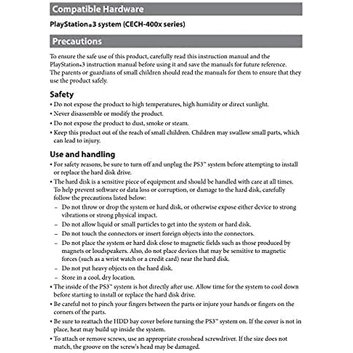 BIPRA Sony PlayStation 3 250GB Hard Drive Kit with Mounting Bracket, Inc Super Slim with HDD