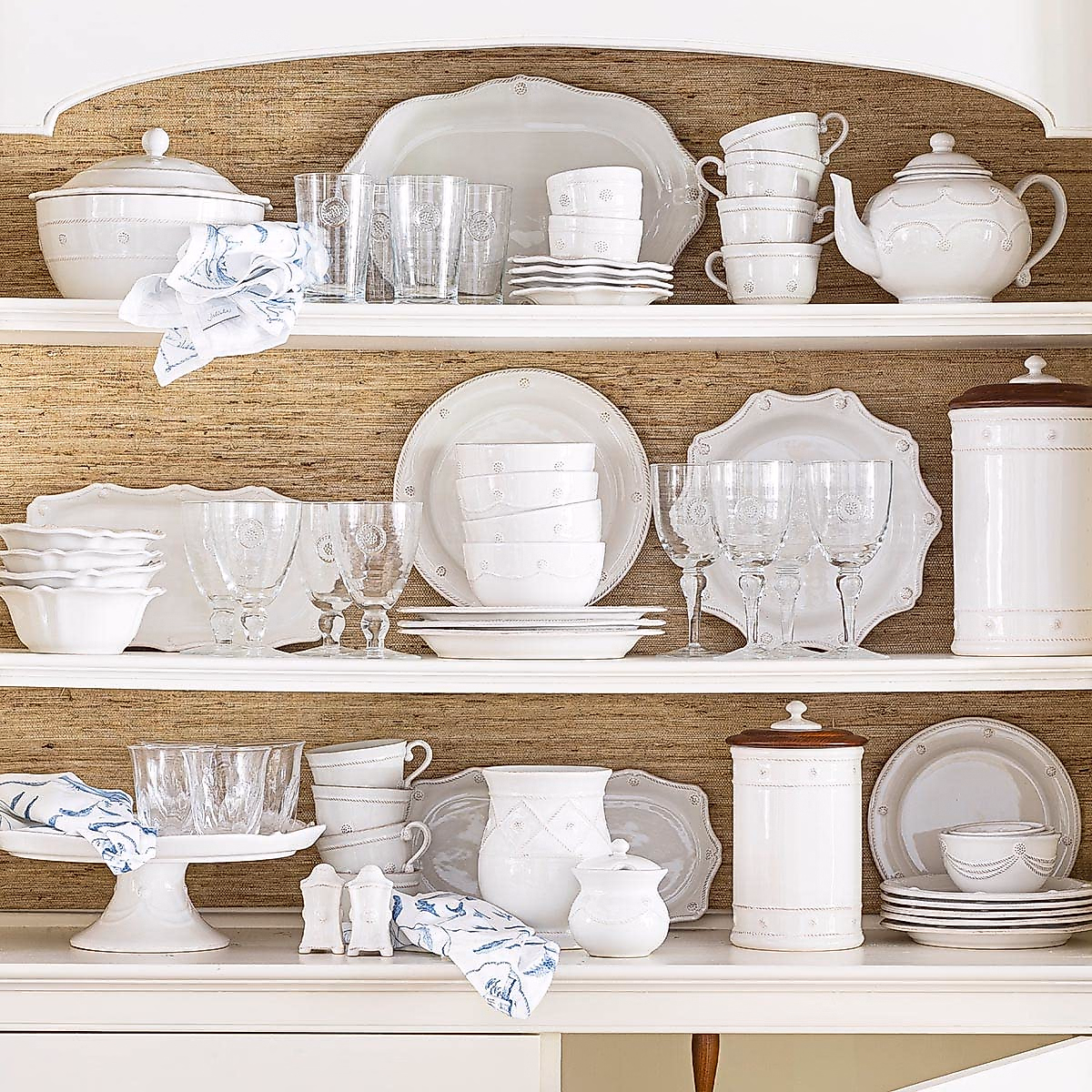 Juliska Berry & Thread Scallop Pasta - Whitewash