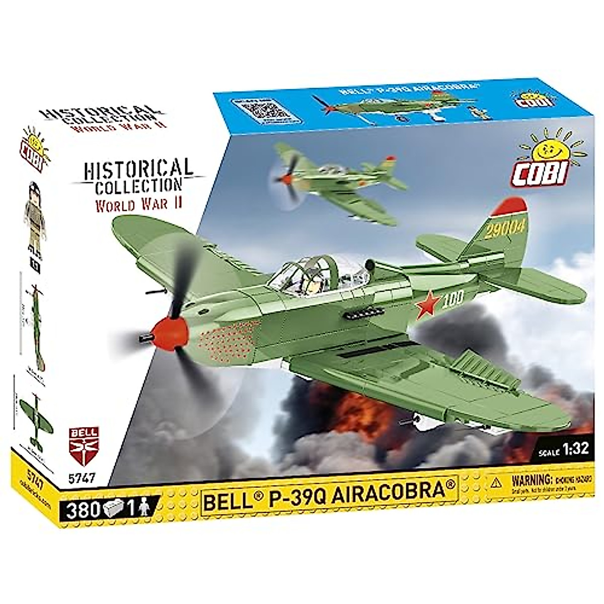 COBI Historical Collection WWII Bell® P-39Q AIRACOBRA® Aircraft