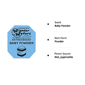 Wonder Wafers Air Fresheners 25ct. Individually Wrapped, Baby Powder Fragrance