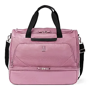 Travelpro Maxlite 5 Softside Carry-on Weekender with Drop-Bottom Compartment, Lightweight Overnight Travel Duffel Bag, Men and Women, Orchid Pink Purple, 19-Inch