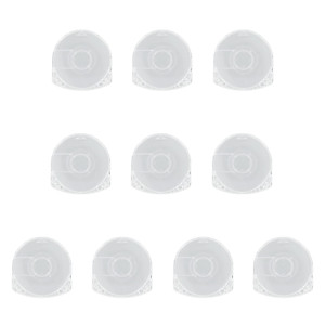 HOVTOIL 10Pcs Replacement UMD Game Disc Storage Case, Clear Game Disc Storage Shell Case Cover Compatible with PSP1000/2000/3000 Clear