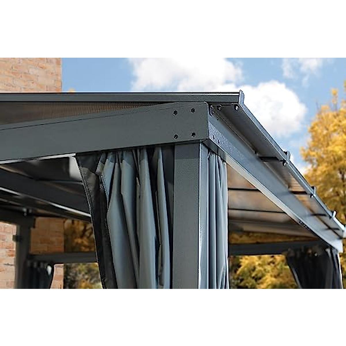 Sojag Pompano 10 Ft. X 10 Ft. Wall Gazebo