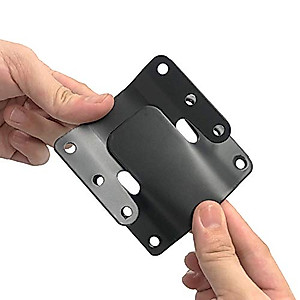 LazyMe Universal Sectional Sofa Interlocking Sofa Connector Bracket with Hardware- 2 Sets, 4 Piece